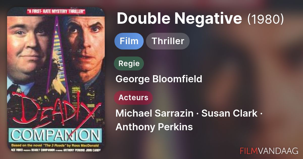 Double Negative (film, 1980) - FilmVandaag.nl