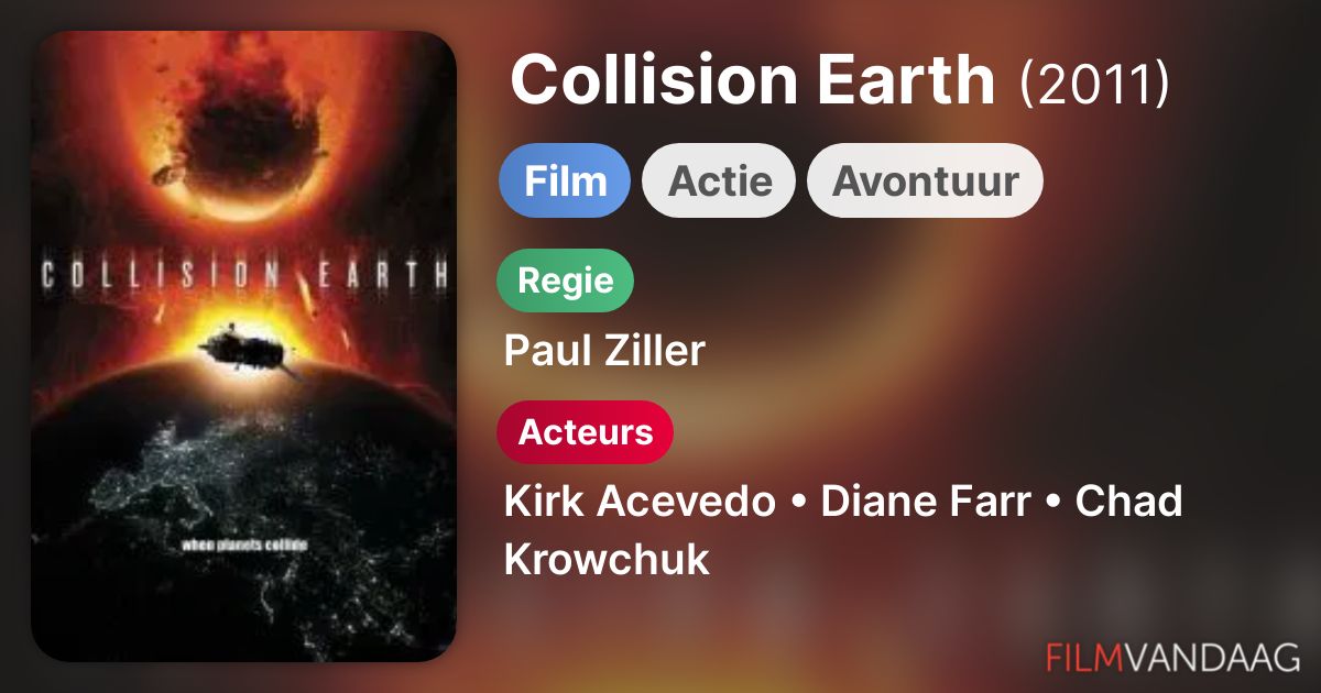 Collision Earth (film, 2011) - FilmVandaag.nl