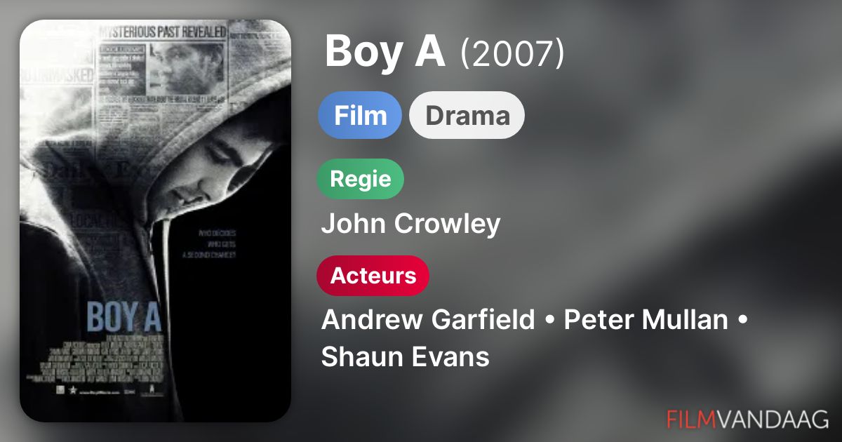 Boy A (film, 2007) - FilmVandaag.nl