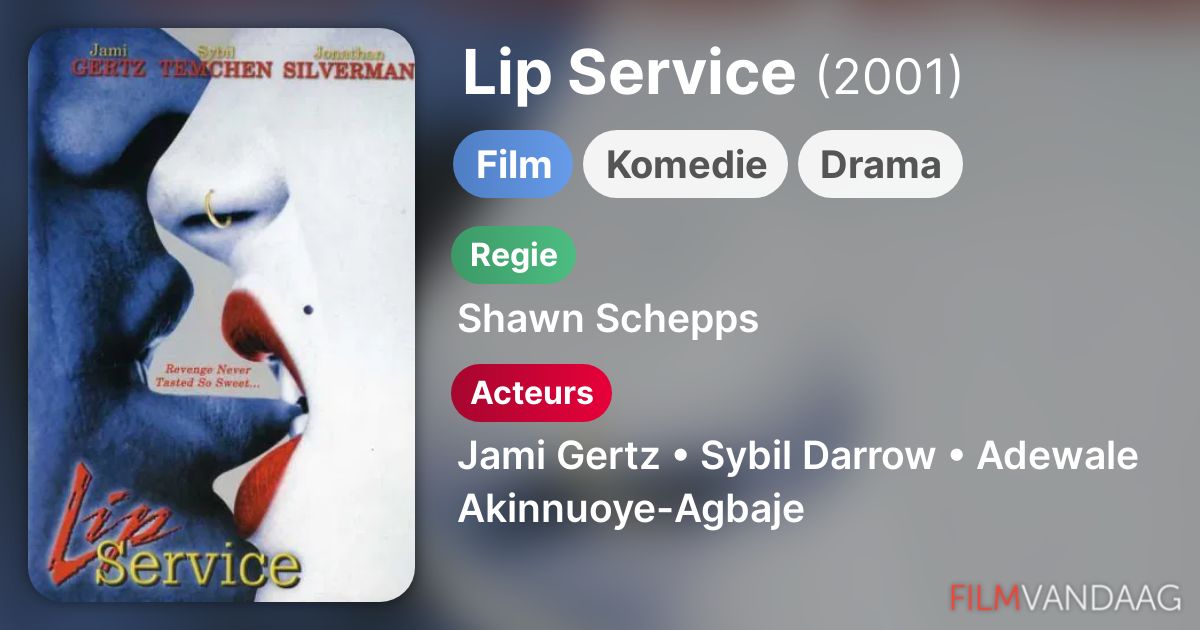 Lip Service (film, 2001) - FilmVandaag.nl