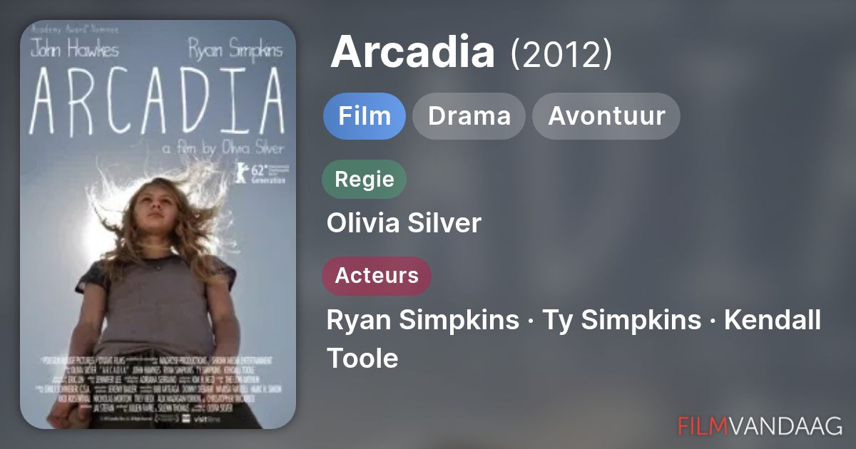 Arcadia (film, 2012) - FilmVandaag.nl