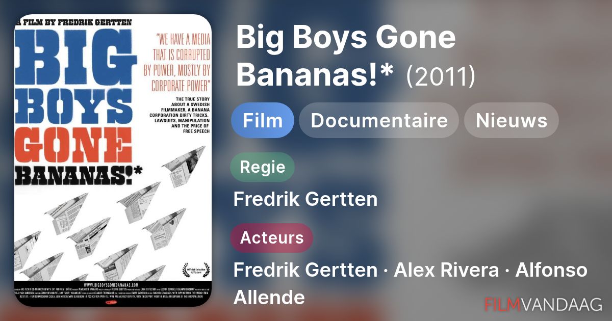 Big Boys Gone Bananas!* (film, 2011) - FilmVandaag.nl