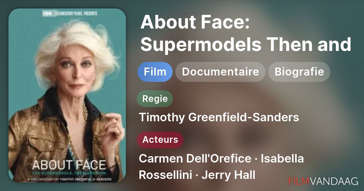 About Face: Supermodels Then and Now (film, 2012) - FilmVandaag.nl