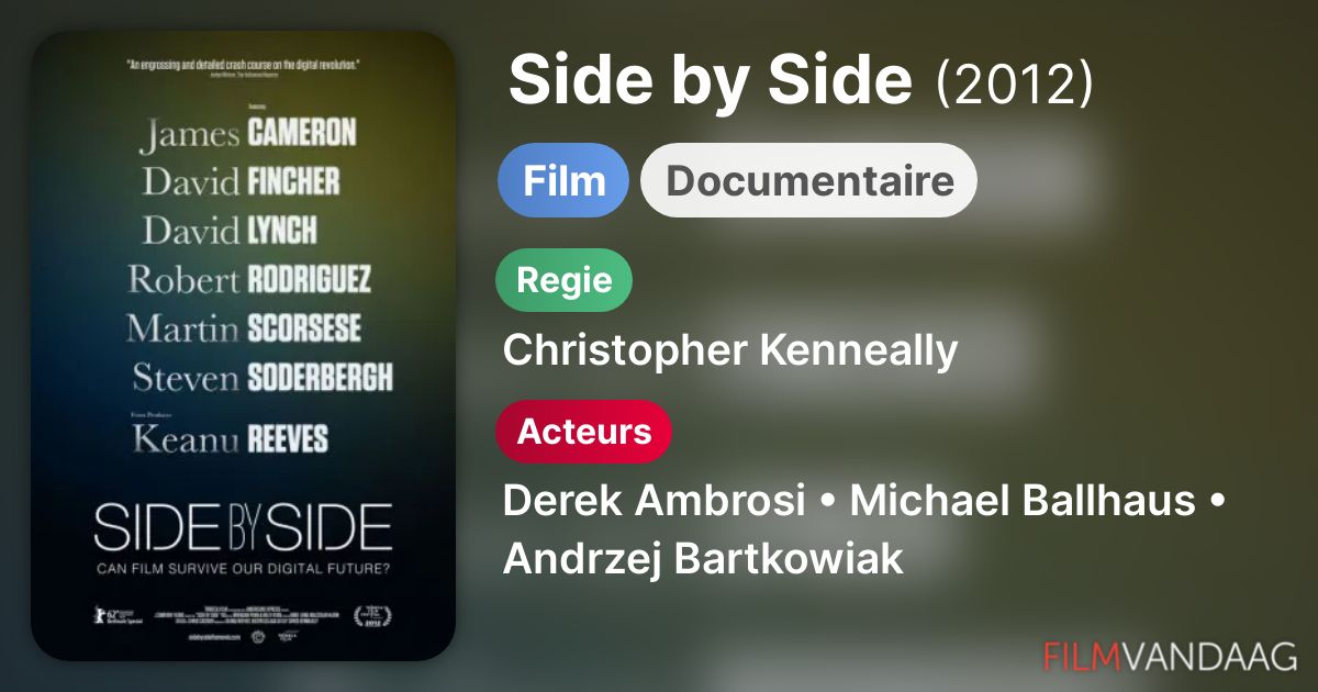 Side by Side (film, 2012) - FilmVandaag.nl