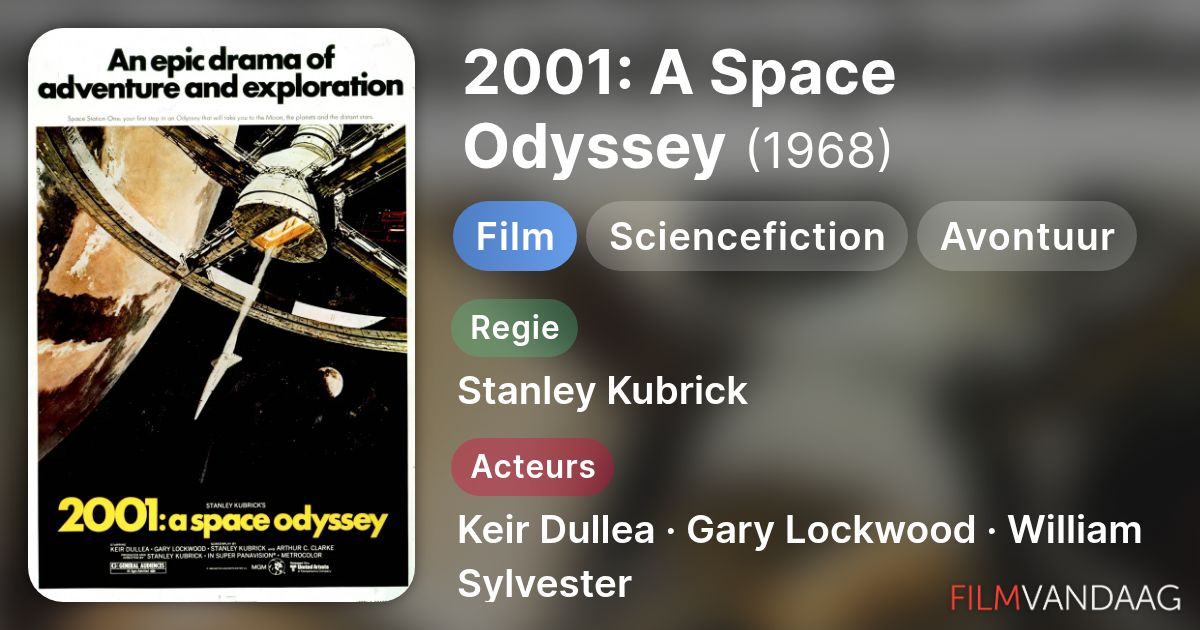 2001: A Space Odyssey (film, 1968) - FilmVandaag.nl
