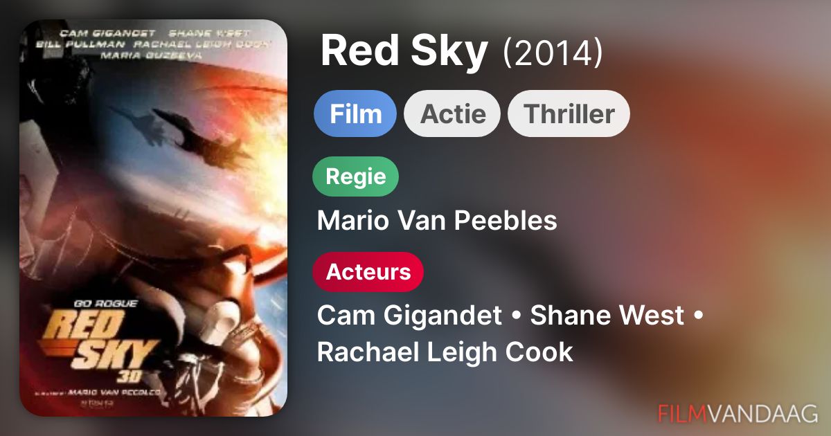 Red Sky (film, 2014) - FilmVandaag.nl