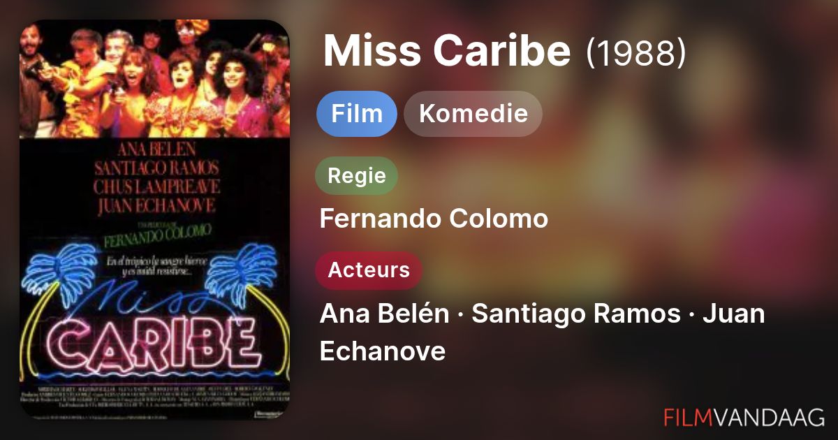 Miss Caribe (film, 1988) - FilmVandaag.nl