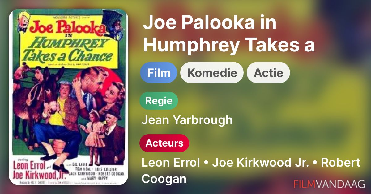 Joe Palooka in Humphrey Takes a Chance (film, 1950) - FilmVandaag.nl