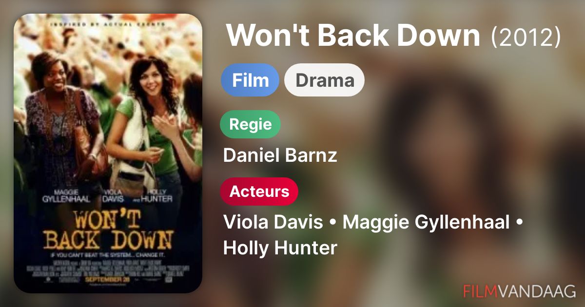 Won't Back Down (film, 2012) - FilmVandaag.nl