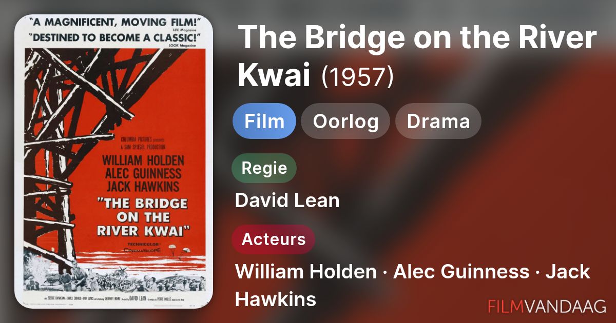 The Bridge on the River Kwai (film, 1957) - FilmVandaag.nl