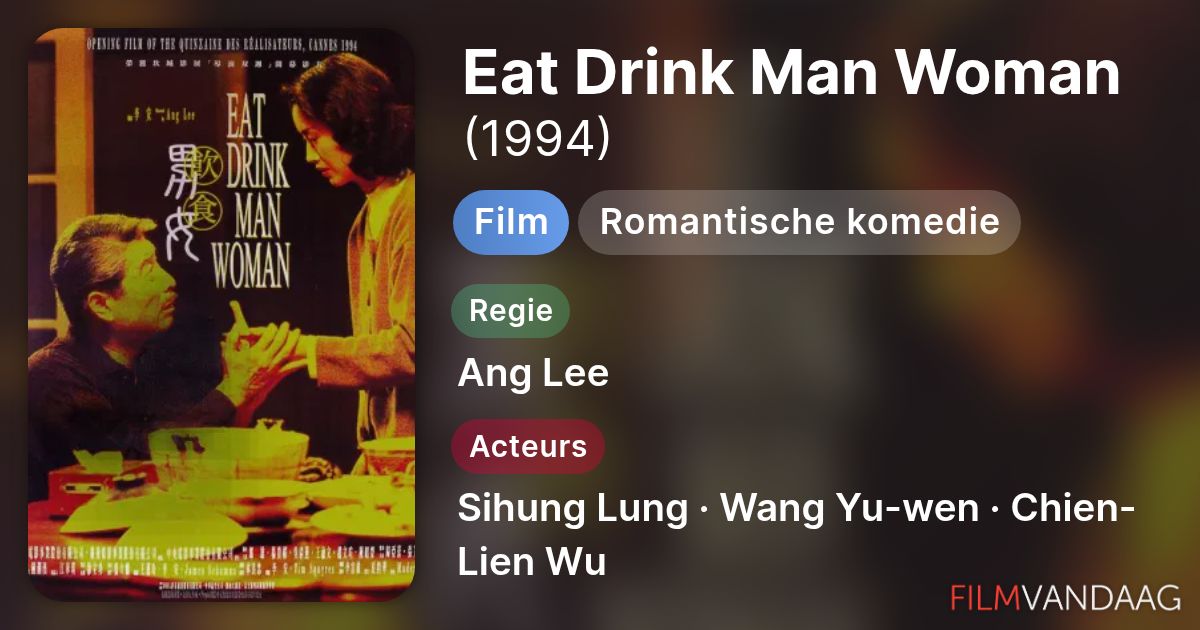 Eat Drink Man Woman (film, 1994) - FilmVandaag.nl