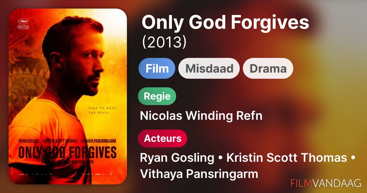 Only God Forgives (film, 2013) - FilmVandaag.nl