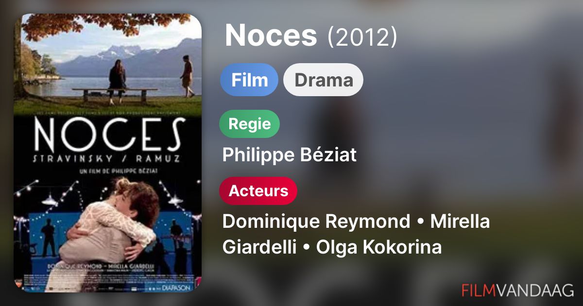 Noces (film, 2012) - FilmVandaag.nl