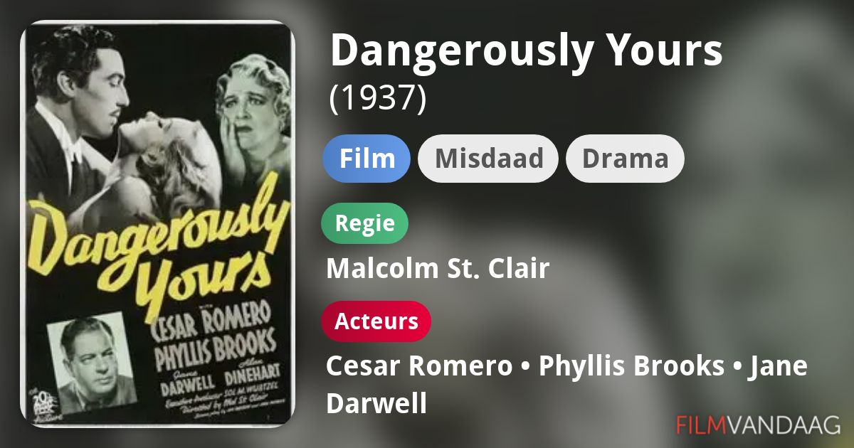 Dangerously Yours (film, 1937) - FilmVandaag.nl