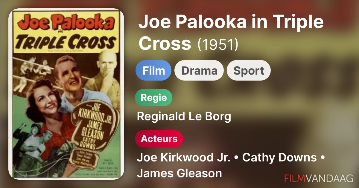 Joe Palooka in Triple Cross (film, 1951) - FilmVandaag.nl
