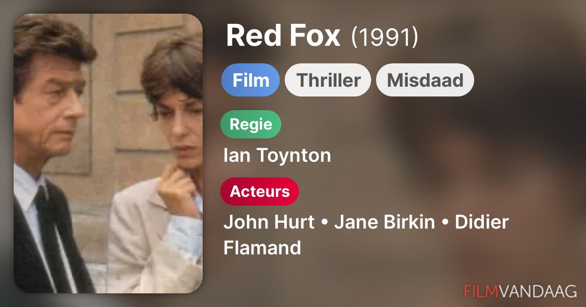 Red Fox (film, 1991) - FilmVandaag.nl