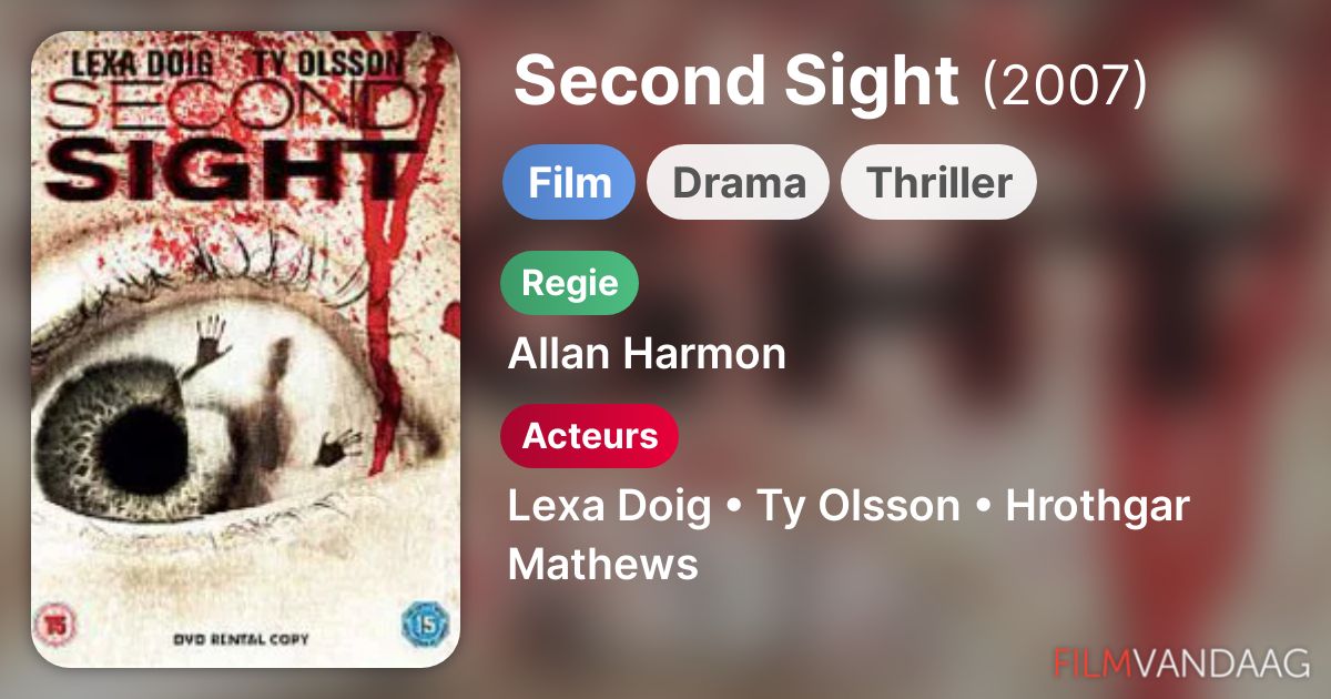 Second Sight (film, 2007) - FilmVandaag.nl
