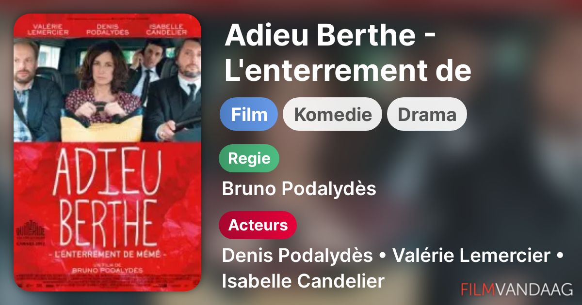 Adieu Berthe - L'enterrement de mémé (film, 2012) - FilmVandaag.nl