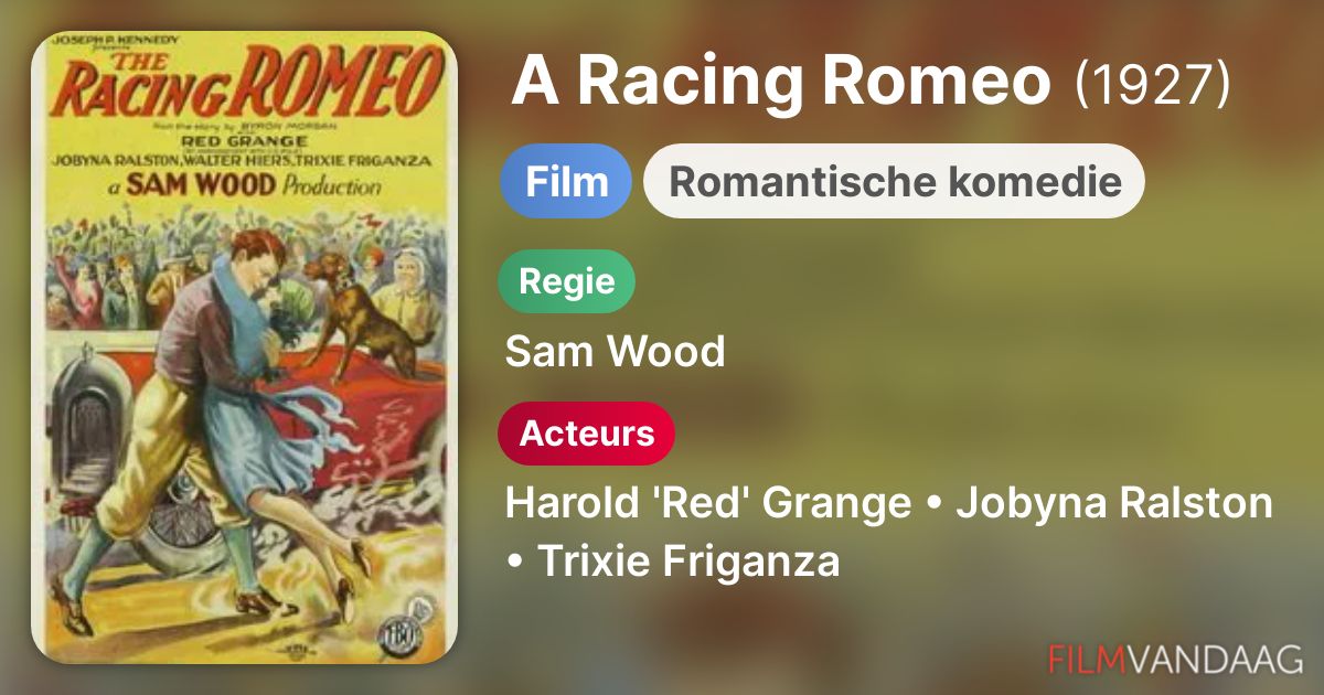 A Racing Romeo (film, 1927) - FilmVandaag.nl