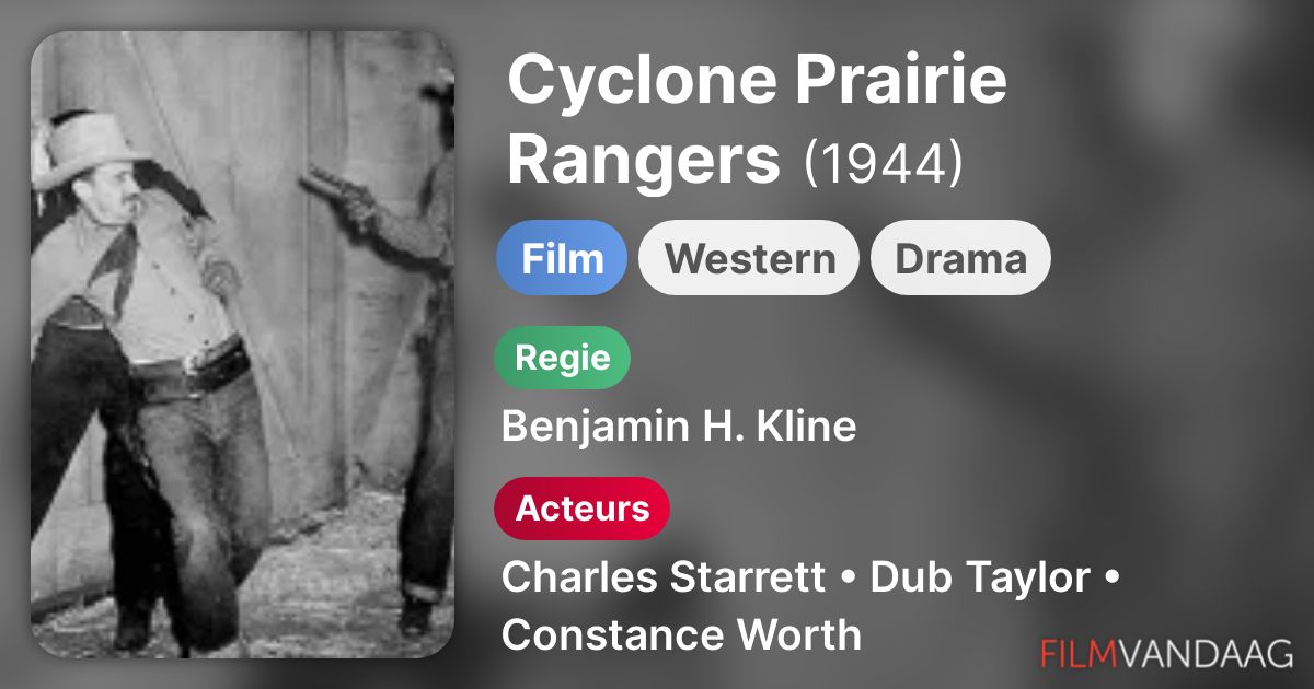 Cyclone Prairie Rangers (film, 1944) - FilmVandaag.nl