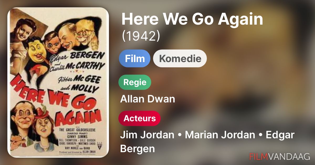 Here We Go Again (film, 1942) - FilmVandaag.nl