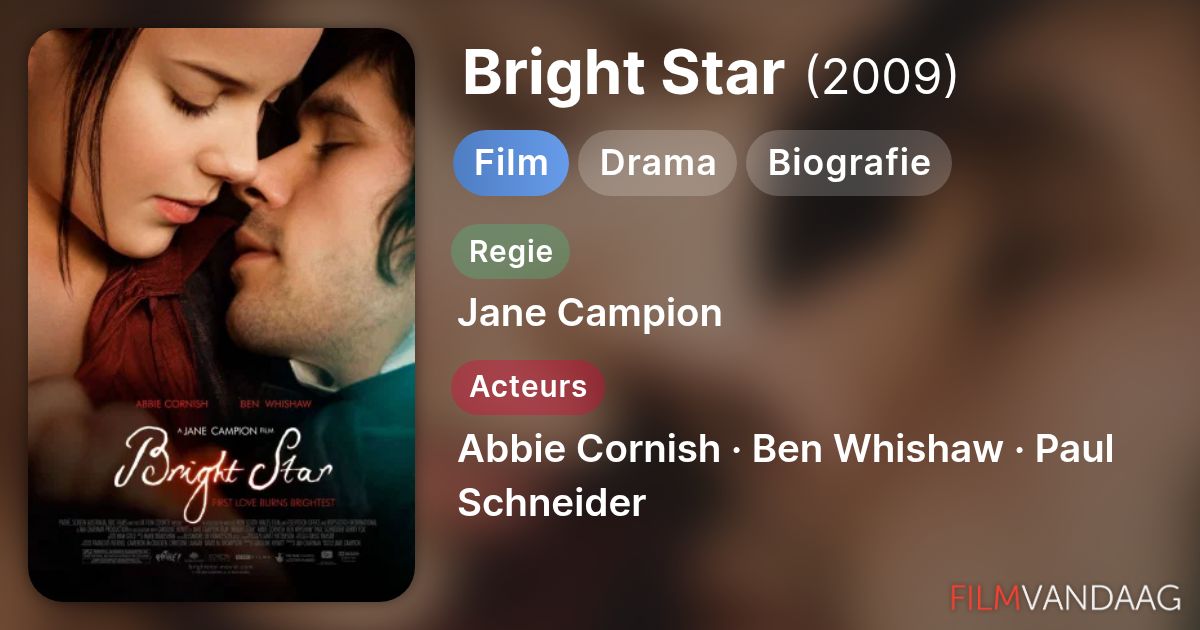 Bright Star (film, 2009) - FilmVandaag.nl
