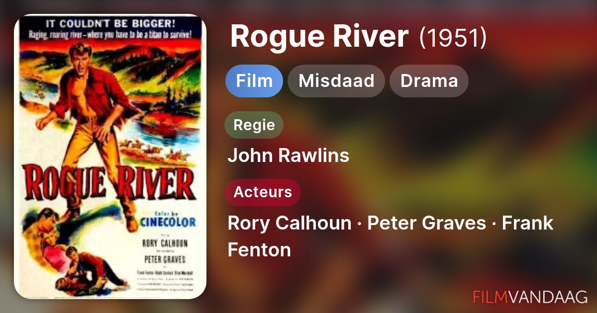Rogue River (film, 1951) - FilmVandaag.nl