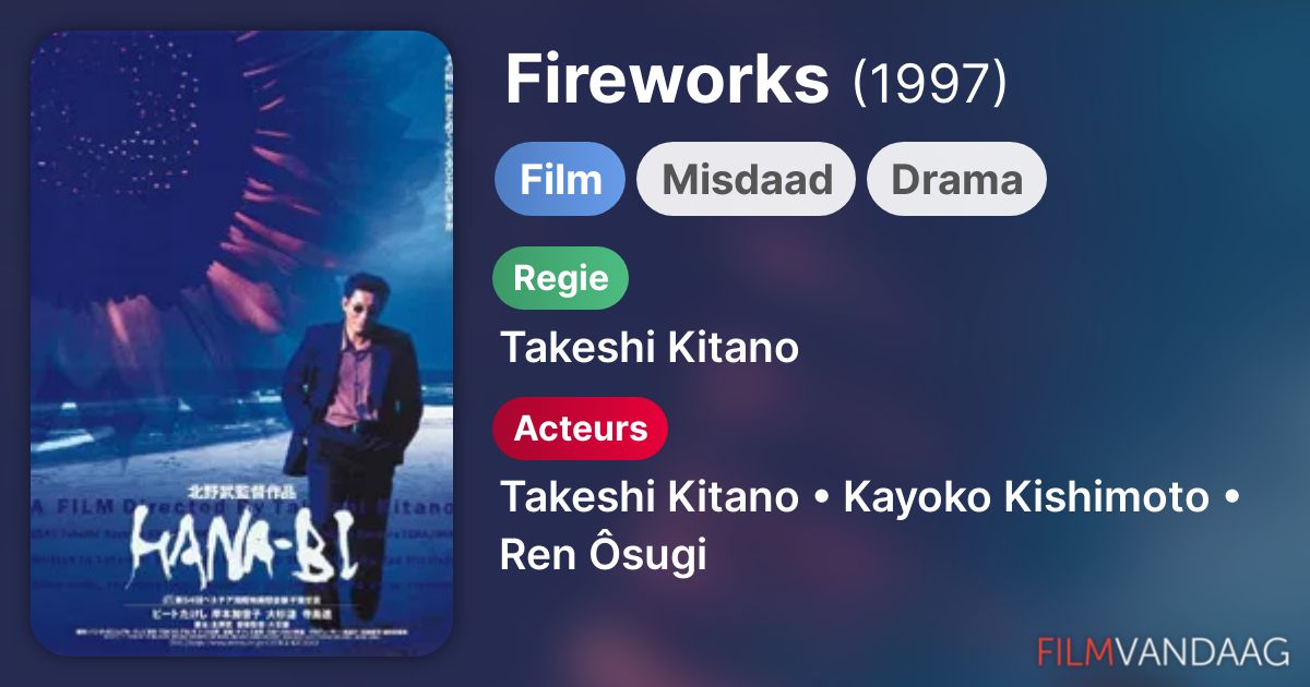Fireworks (film, 1997) - FilmVandaag.nl
