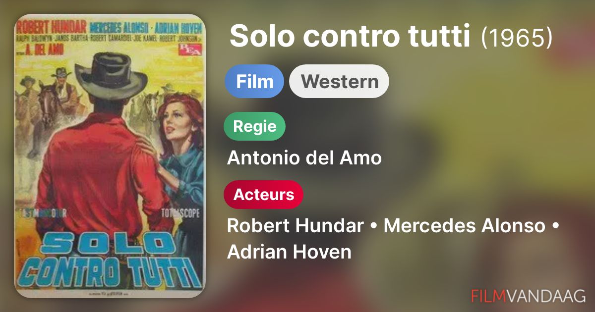 Solo contro tutti (film, 1965) - FilmVandaag.nl
