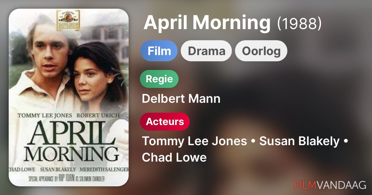 April Morning (film, 1988) - FilmVandaag.nl