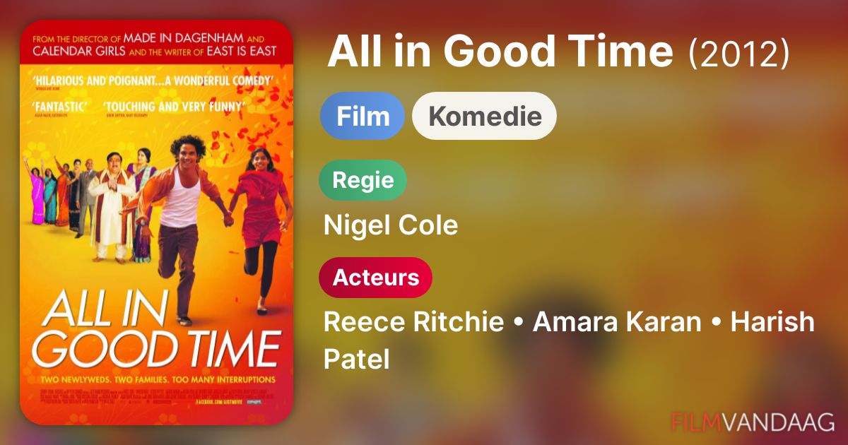 All in Good Time (film, 2012) - FilmVandaag.nl