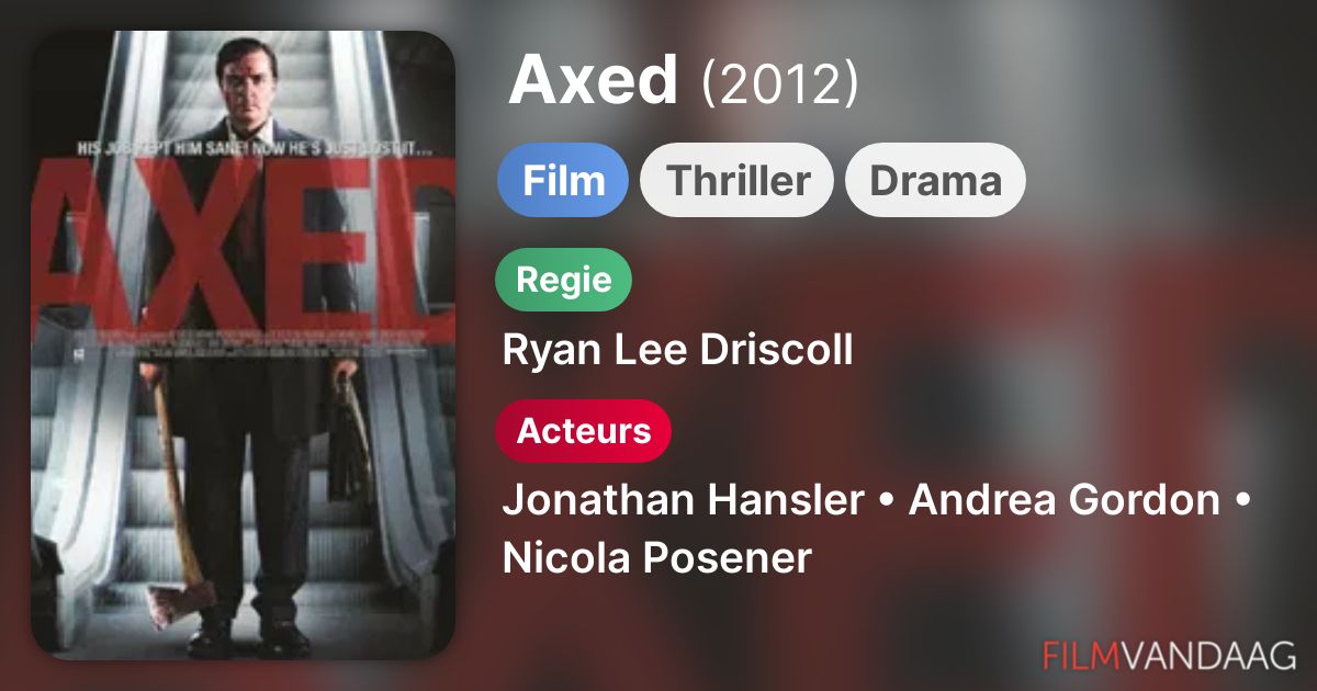 Axed (film, 2012) - FilmVandaag.nl