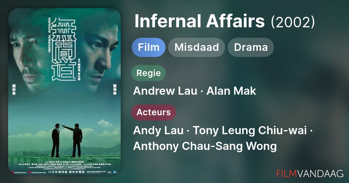 Infernal Affairs (film, 2002) - FilmVandaag.nl