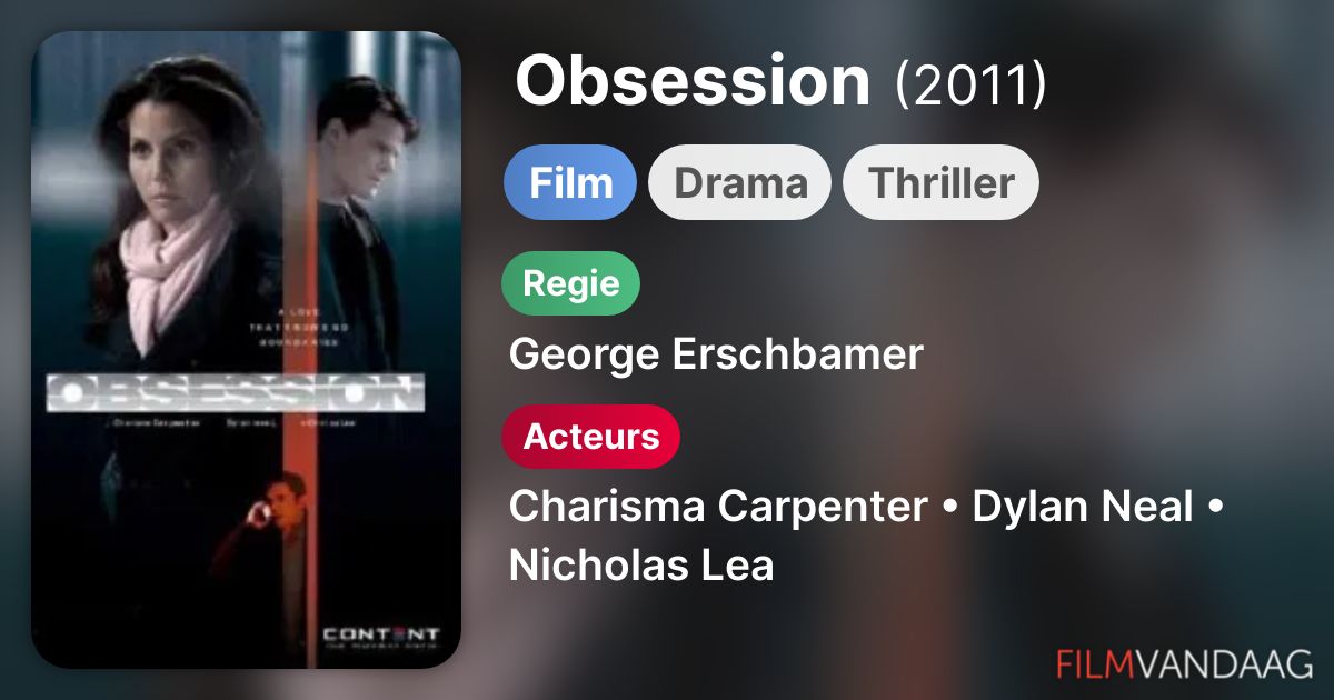 Obsession (film, 2011) - FilmVandaag.nl