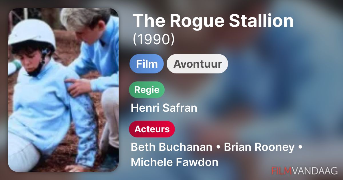 The Rogue Stallion (film, 1990) - FilmVandaag.nl