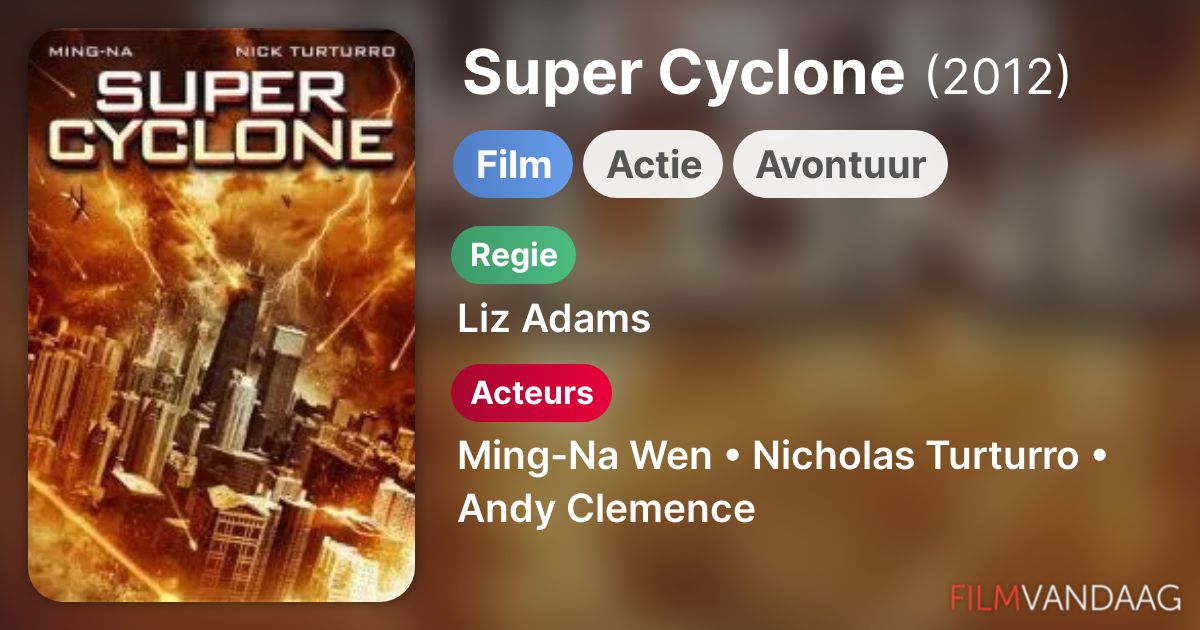 Super Cyclone (film, 2012) - FilmVandaag.nl