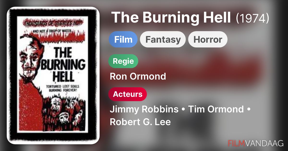 The Burning Hell (film, 1974) - FilmVandaag.nl