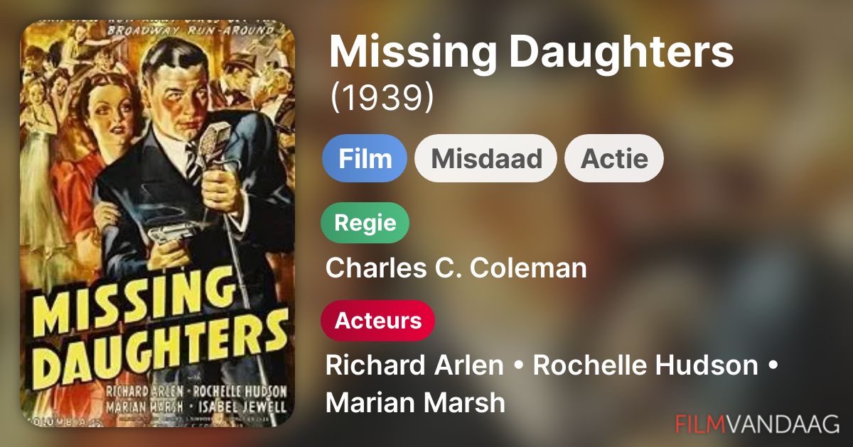 Missing Daughters (film, 1939) - FilmVandaag.nl