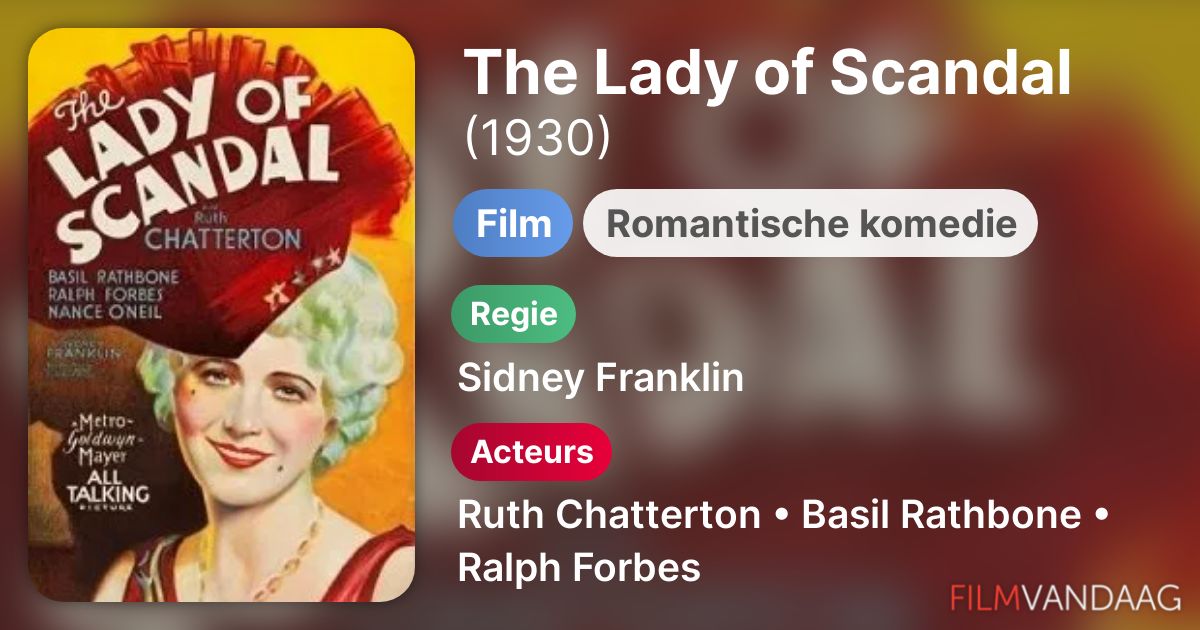 The Lady of Scandal (film, 1930) - FilmVandaag.nl