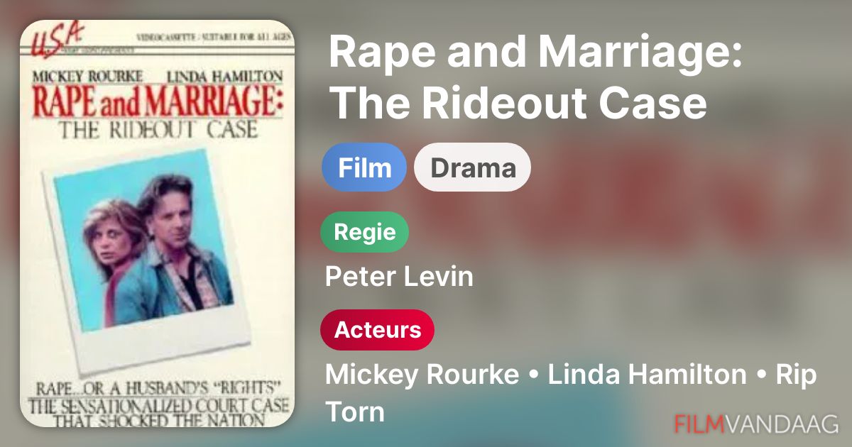 Rape and Marriage: The Rideout Case (film, 1980) - FilmVandaag.nl