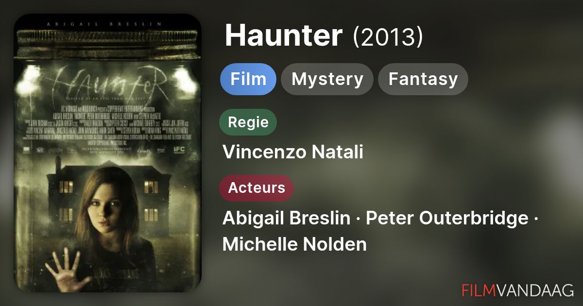 Haunter (film, 2013) - FilmVandaag.nl