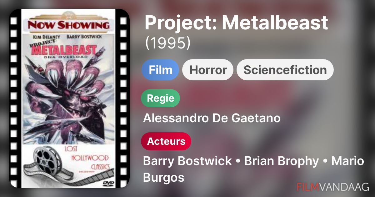 Project: Metalbeast (film, 1995) - FilmVandaag.nl