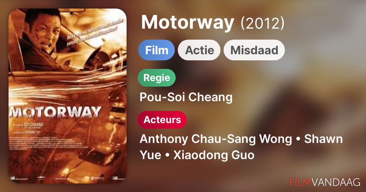 Motorway (film, 2012) - FilmVandaag.nl