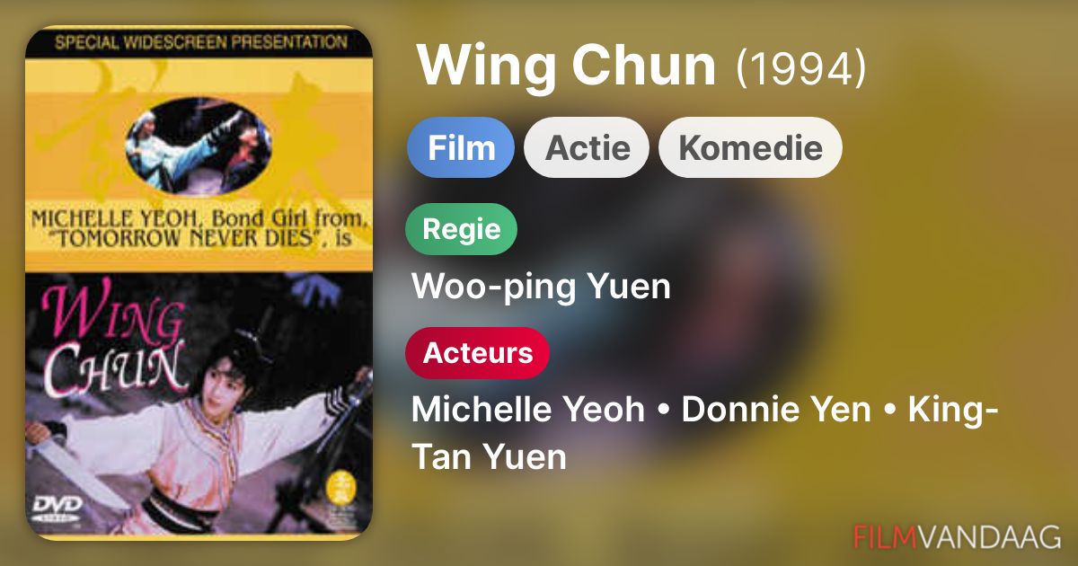 Wing Chun (film, 1994) - FilmVandaag.nl