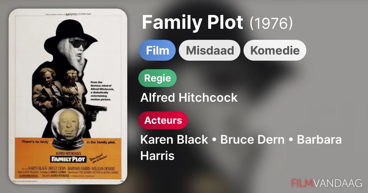 Family Plot (film, 1976) - FilmVandaag.nl