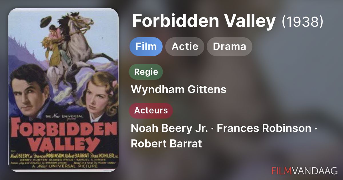 Forbidden Valley (film, 1938) - FilmVandaag.nl