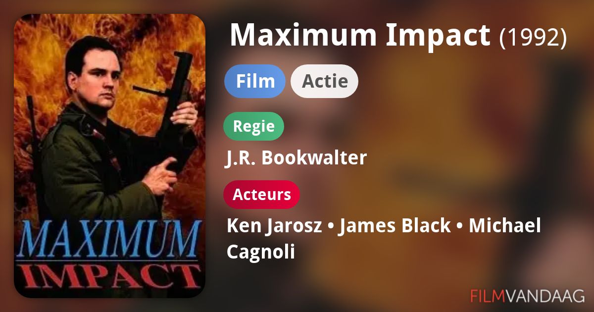 Maximum Impact (film, 1992) - FilmVandaag.nl
