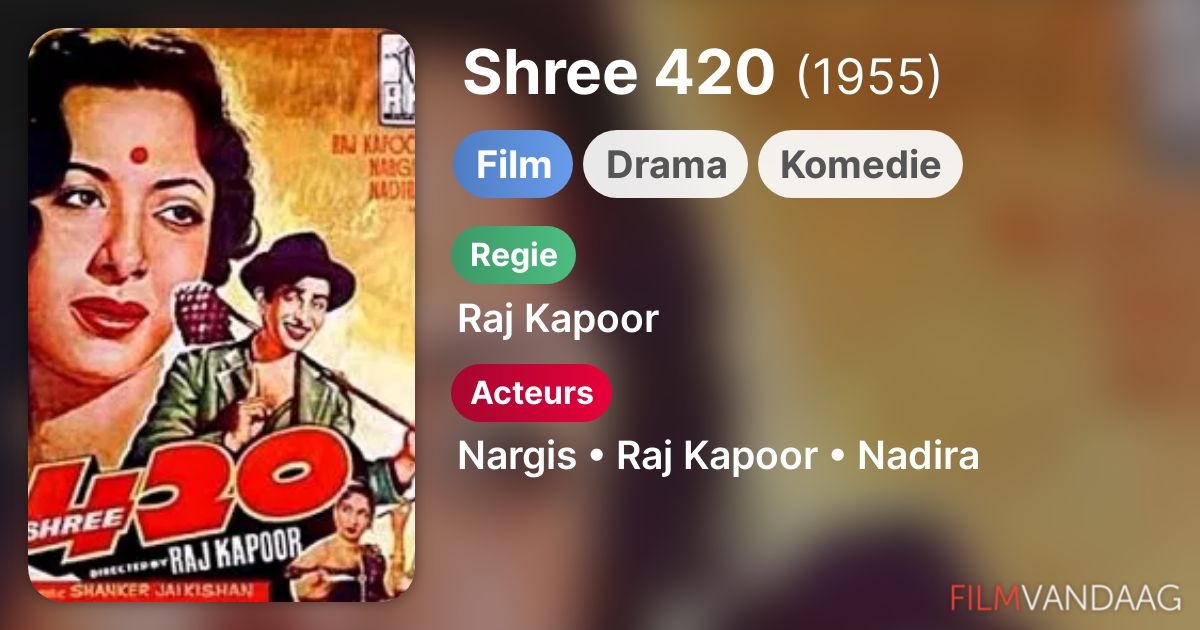 Shree 420 (film, 1955) - FilmVandaag.nl