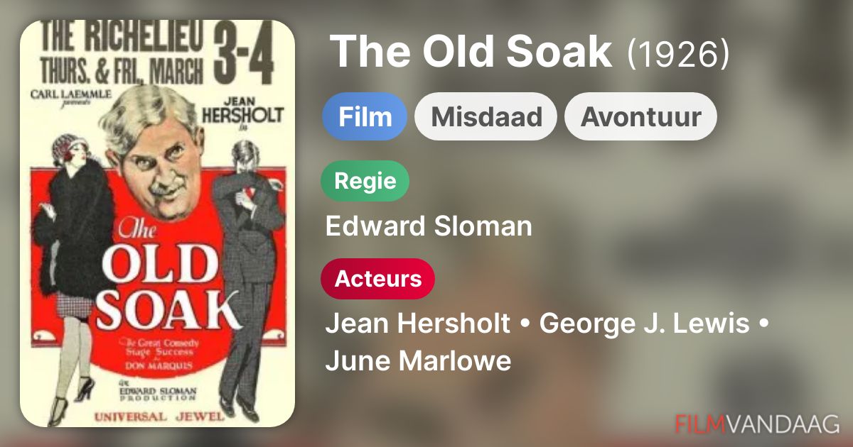 The Old Soak (film, 1926) - FilmVandaag.nl