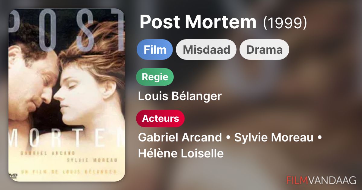 Post Mortem (film, 1999) - FilmVandaag.nl